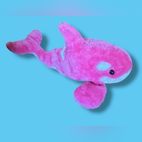 Sea World | Toys | Sea World Pink Orca Shamu Killer Whale Plush Stuffed ...